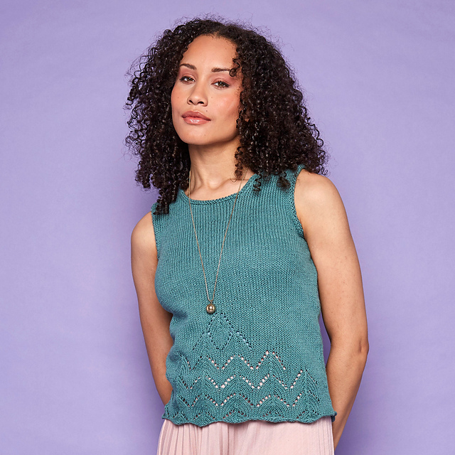 Ravelry: Fishtail Top pattern by Sandra Nesbitt