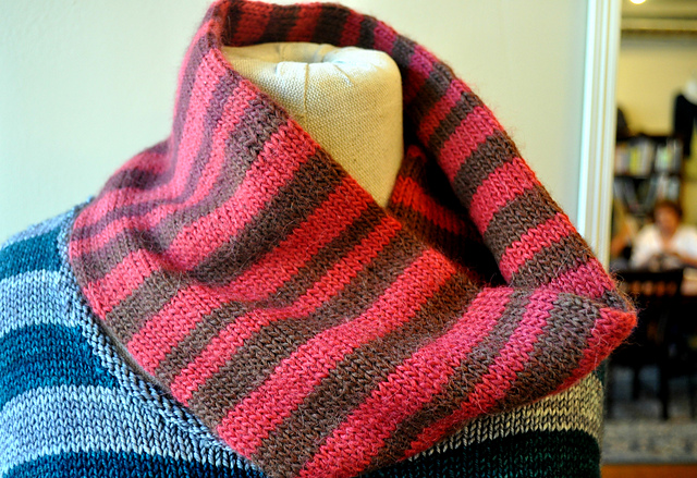 Ravelry: Alpaca Colour Stripes Cowl pattern by Jessica Rose