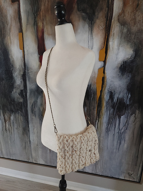 Ravelry: Anywhere Fold Over Bag pattern by Jennifer Lunt