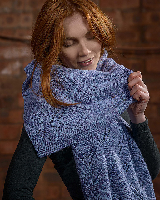 Ravelry: Lace Stole pattern by The Fibre Co.