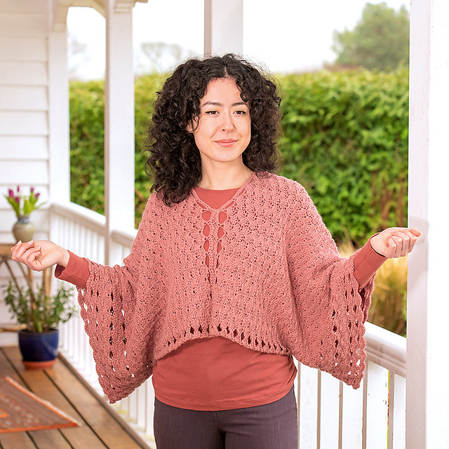 Ravelry: Good Vibrations Throwover pattern by Rebecca Dagmar