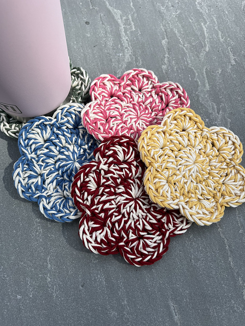 Ravelry: Bloom Coasters pattern by Amy Kate Sutherland
