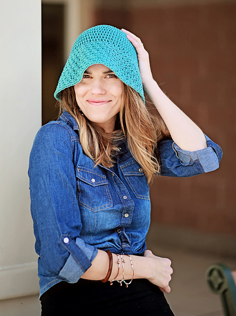 Ravelry: Jade Sun Hat pattern by Salena Baca