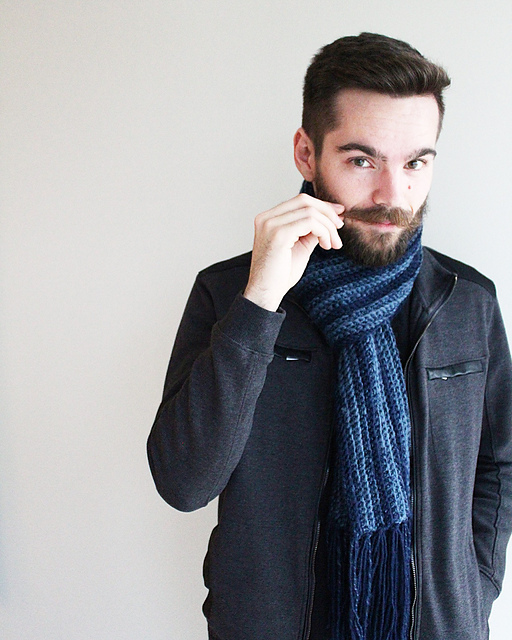 Ravelry: One Skein Scarfie Scarf pattern by Jennifer Stewart