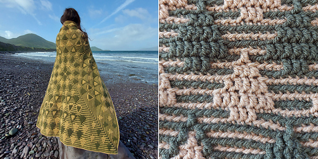 Ravelry: Woodland Trees Mosaic Blanket pattern by Maxine Gill