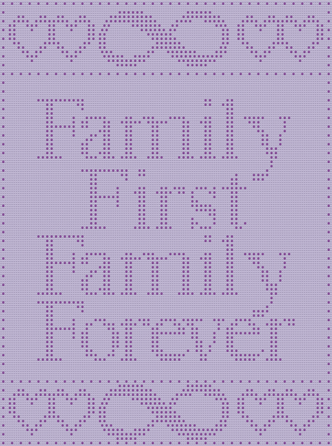 Ravelry: Family First Family Forever pattern by Leigh Anne