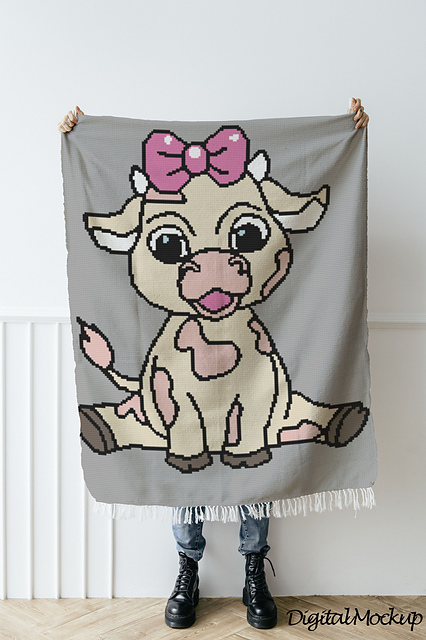 Ravelry: Baby Pink Cow pattern by Leigh Anne