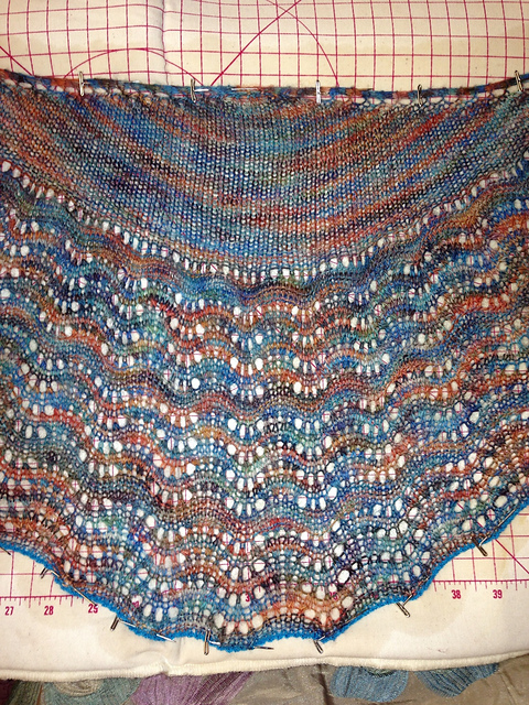 Ravelry: Undertow Shawl/ Shawlette pattern by Mary Ellen Langieri