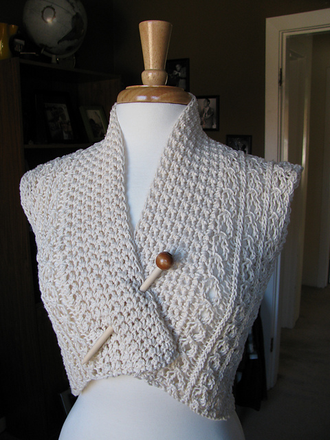 Ravelry: Eyelet Lace Vest pattern by The Knit Knot