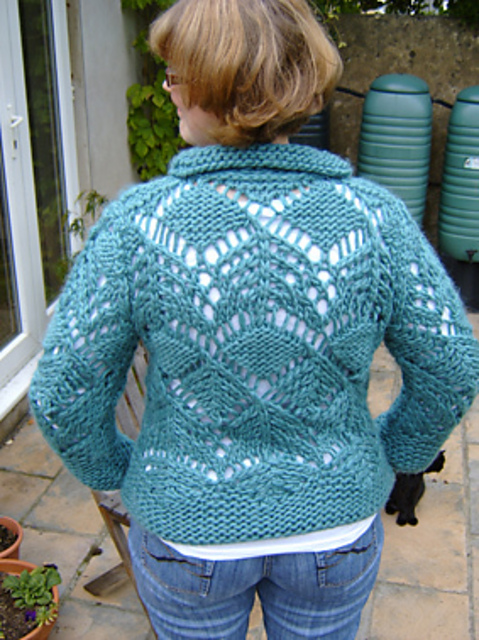 Ravelry: Deco Lace Jacket pattern by Teva Durham