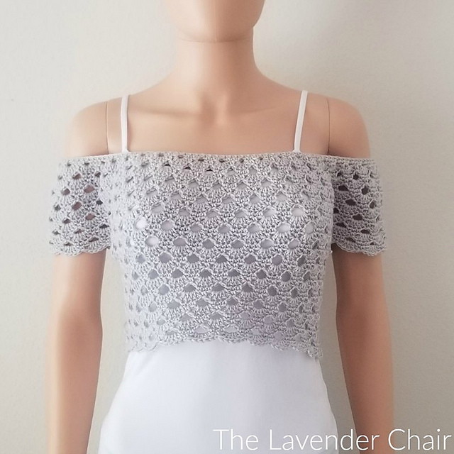 Ravelry: Stacked Shells Crop Top pattern by Dorianna Rivelli