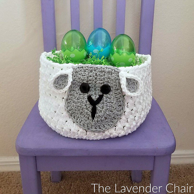 Ravelry: Sam Sheep Easter Basket pattern by Dorianna Rivelli