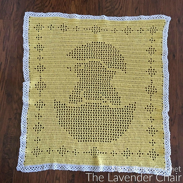 Ravelry: Filet Chick Blanket pattern by Dorianna Rivelli