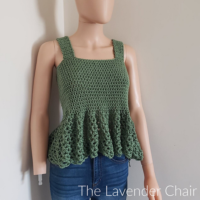 Ravelry: Lacy Tank Top pattern by Dorianna Rivelli