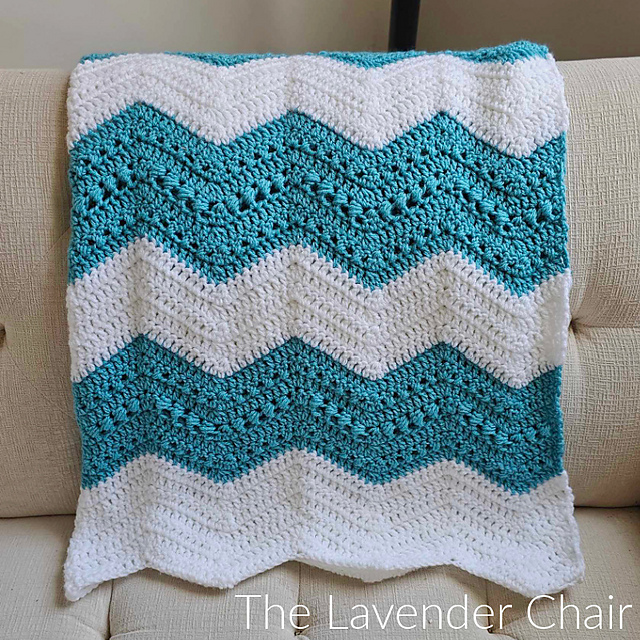 Ravelry: Pearl Chevron Blanket pattern by Dorianna Rivelli