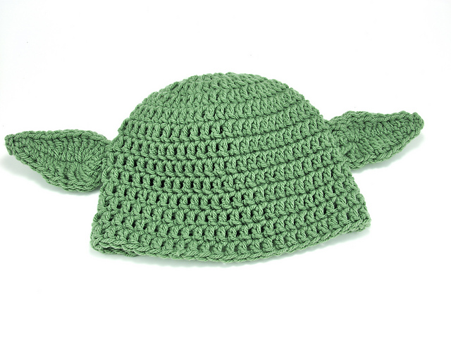 Ravelry: Yoda Inspired Hat with Wired Ears pattern by Amanda Lillie