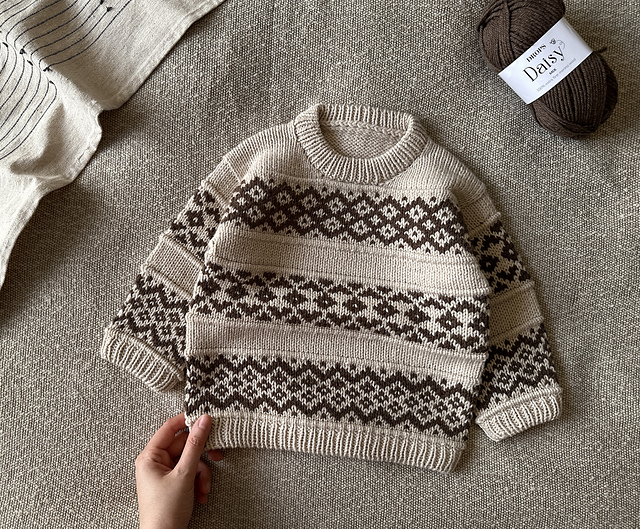 Ravelry: Salted Caramel Sweater Mini pattern by Nashwa Sakr