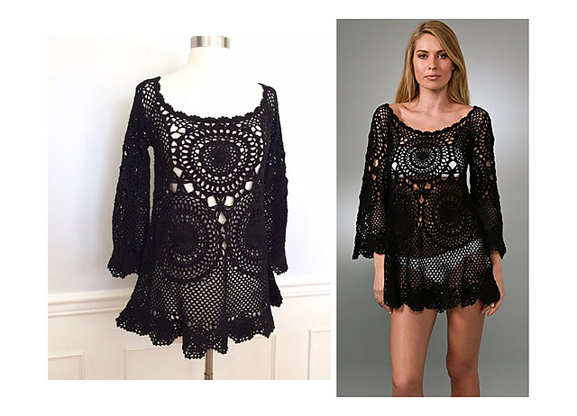 Ravelry: Summer lacy Cover Up. pattern by ThePoshCrochet