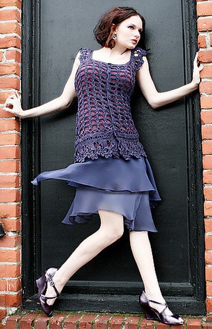 Ravelry: Crochet Vest - Cecilia Chemise pattern by Jennifer Hansen