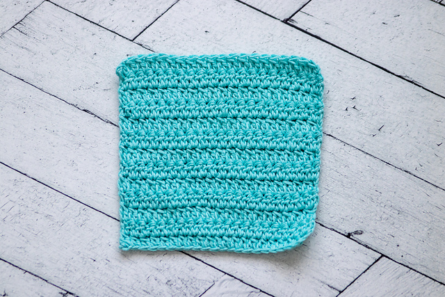 Ravelry: Paired Half Double Crochet Stitch Dishcloth pattern by Amy ...