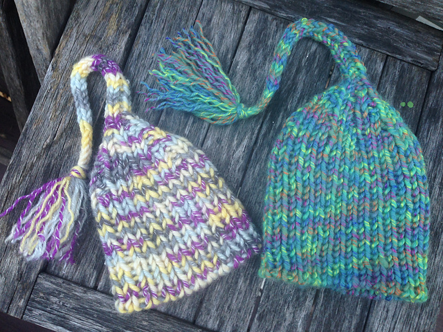 Ravelry: Stretchy Baby Elf Cap pattern by Nissa Rudh