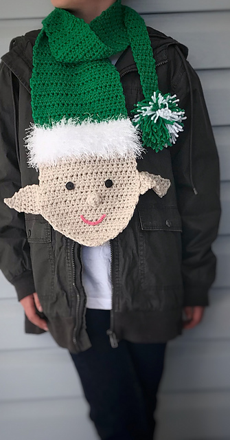 Ravelry: Cheeky Elf Scarf pattern by Rebecca Bedding