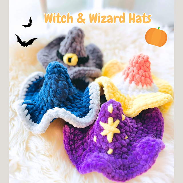 Ravelry: Witch & Wizard Hats pattern by The Whimsy Whale