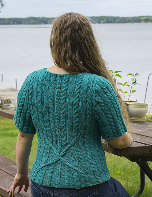 Ravelry: Cable Crossover Cardigan pattern by Adrienne Larsen
