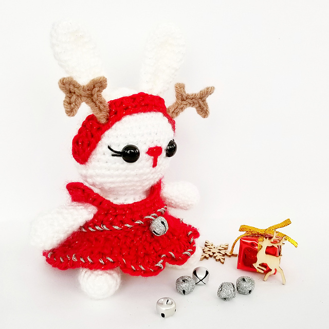 Ravelry: Reindeer Bunny pattern by The Cozy Chipmunk