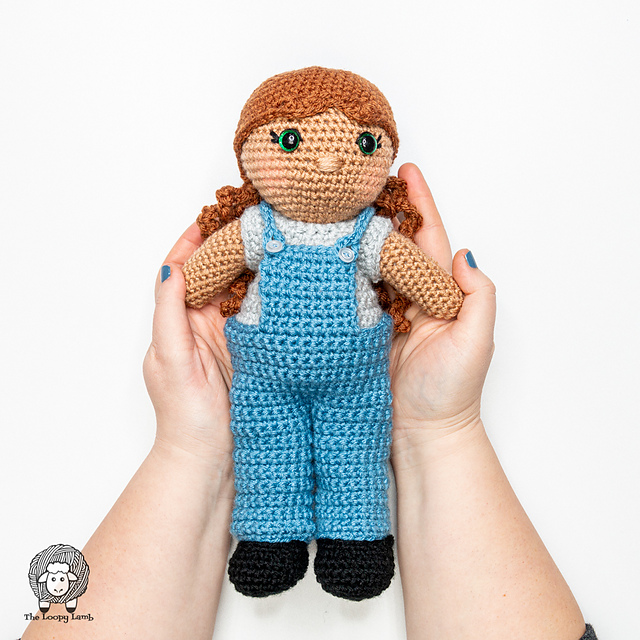Ravelry: Crochet Doll Overalls pattern by Ashley Parker