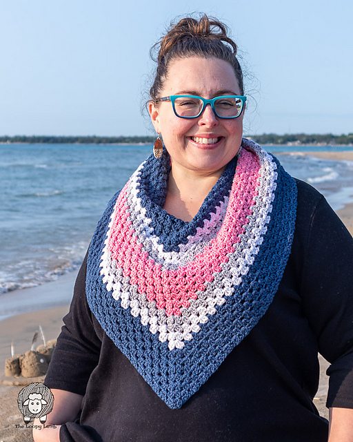Ravelry: South Hampton Triangle Shawl pattern by Ashley Parker