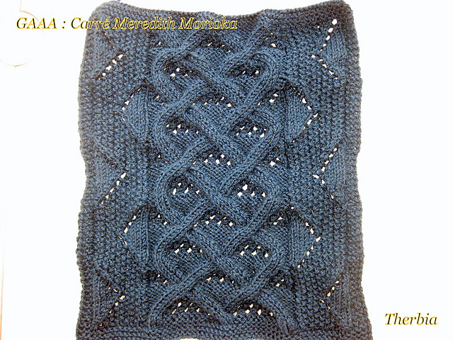 Ravelry: Massilia-knitting's 49 - Carré Meredith Morioka