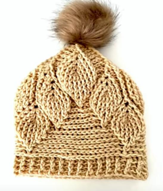 Ravelry: Easy Crochet Leaf Hat pattern by The Unruly Stitch