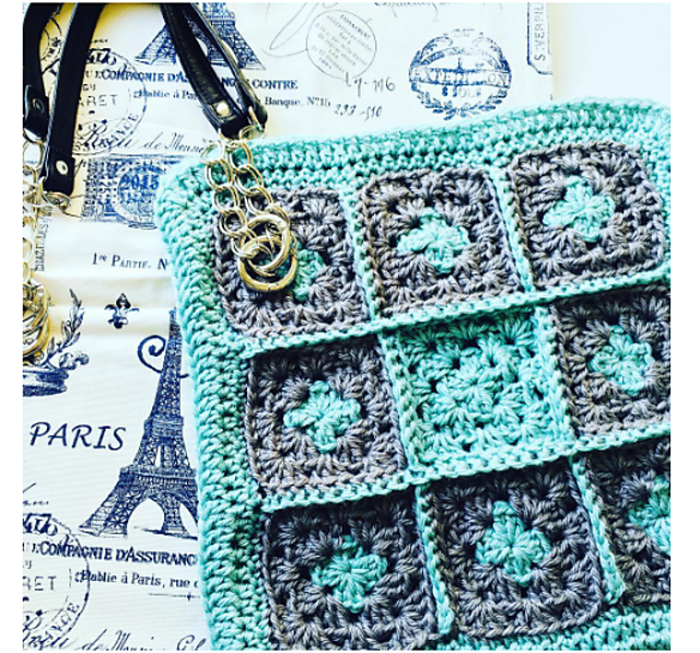 Ravelry: Easy Granny Square Handbag pattern by The Unruly Stitch