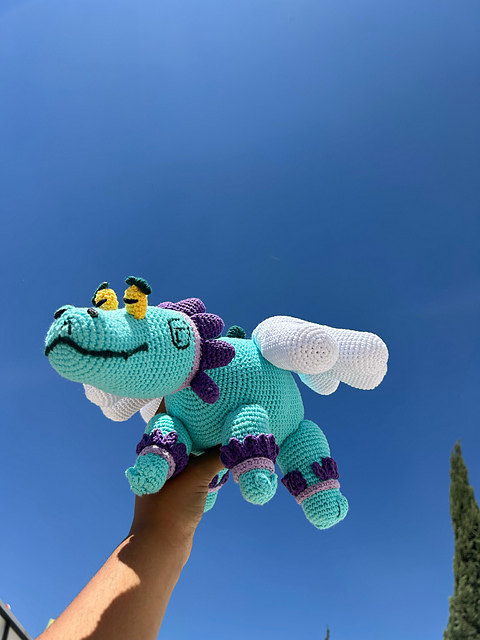 Ravelry: Dragón Junior H pattern by Cinthia Islas
