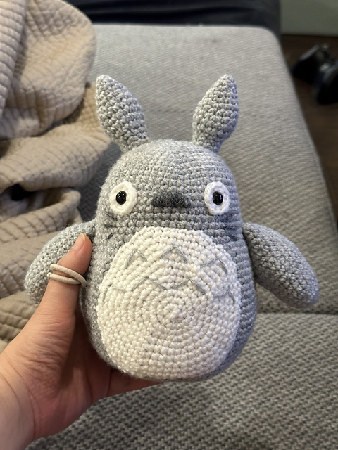 Ravelry: Totoro Plushie with Tail pattern by This Paper Cloud