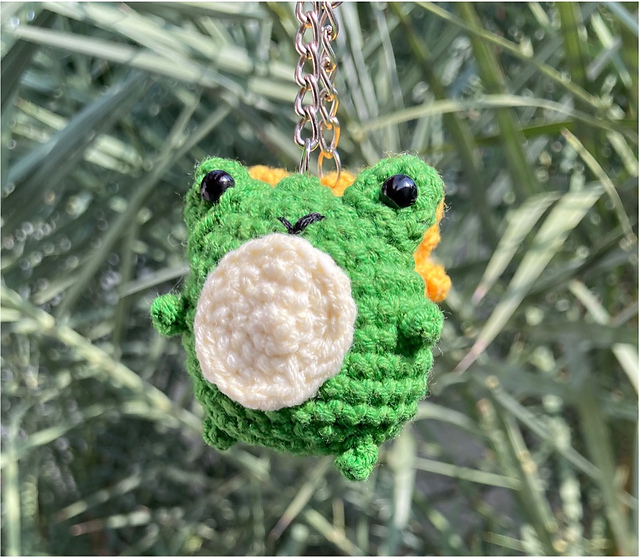 Ravelry: Keychain tiny frog pattern by Amilia crochet