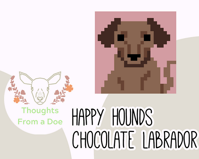 Ravelry: Happy Hounds chocolate Labrador pattern by Louise Harper