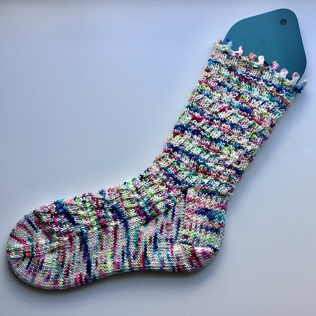 Ravelry: Stomp on Coronavirus Socks pattern by Cheryl Molnar