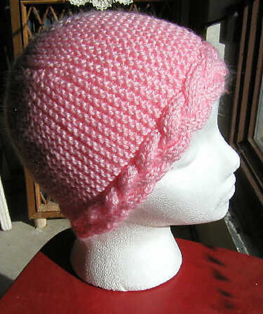 Ravelry: Braid-Edged Cap pattern by Judy Gibson