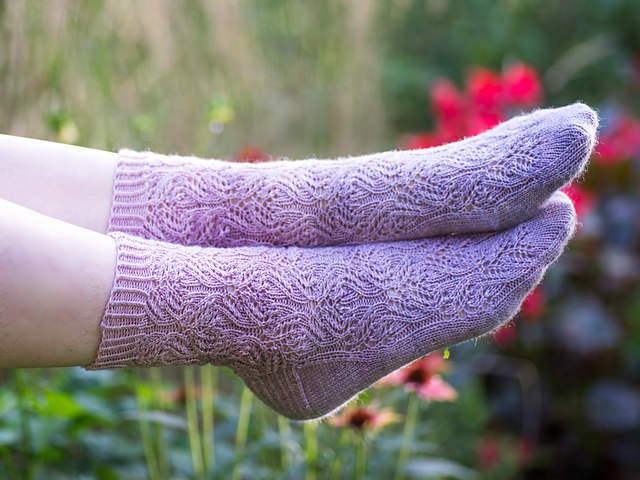 Ravelry: Aurelyn Socks pattern by Kayla Baldwin