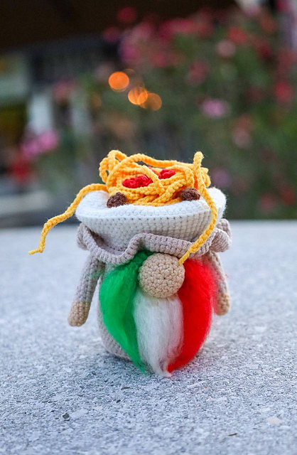Ravelry: Italian food gnome pattern by Lilit Nikoyan