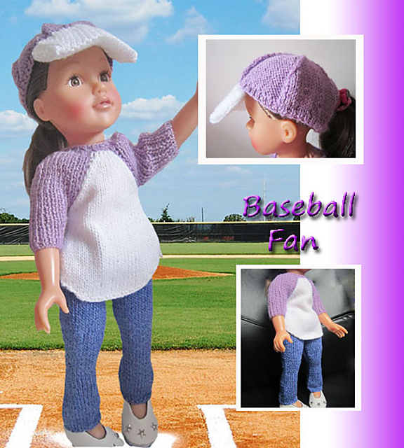 Ravelry: Baseball Fan outfit pattern by Tillys Wishes