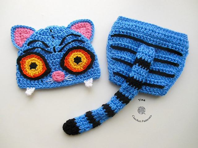 Ravelry: Derpy Tiger Baby Costume pattern by Tina Crochet Patterns