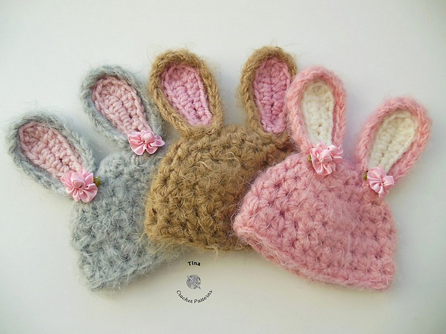 Ravelry: Rabbit Marshmallow Mug Hat pattern by Tina Crochet Patterns