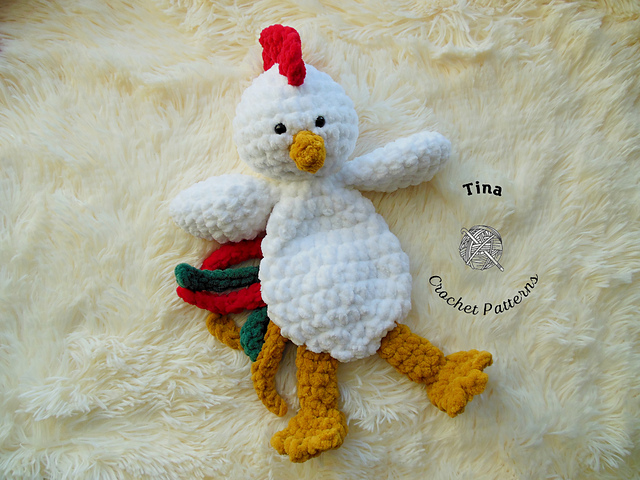 Ravelry: Chicken Lovey pattern by Tina Crochet Patterns