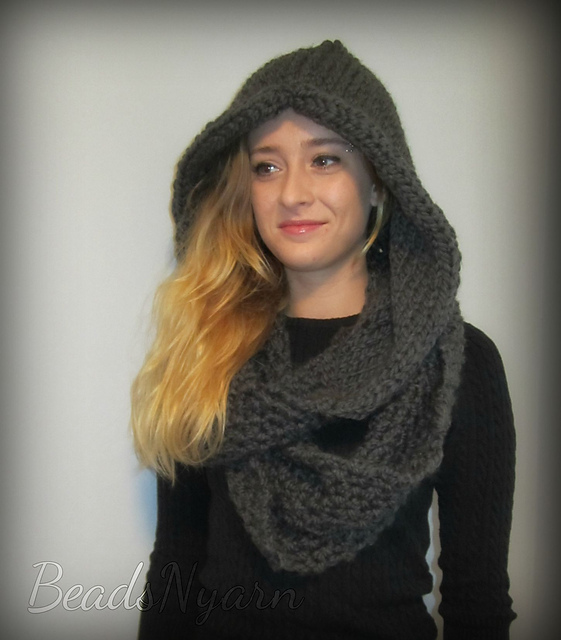 Ravelry: Hooded Cowl pattern by Tina R
