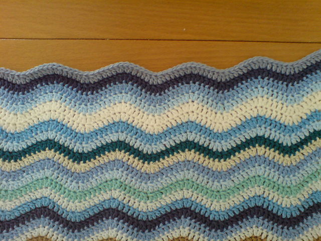 Ravelry: TinasAllsorts' Ripple Blanket