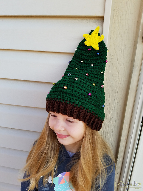 Ravelry: Christmas Tree Hat pattern by To Craft A Home