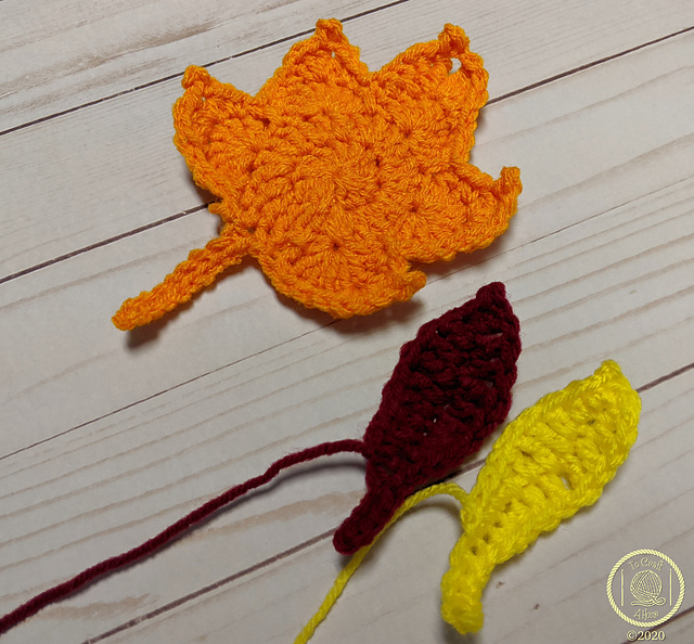Ravelry: Fall Leaf Appliques pattern by To Craft A Home